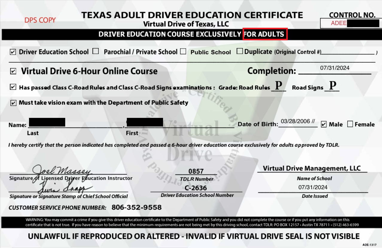 Schedule DPS Road Test Today | My First Drive Driving School