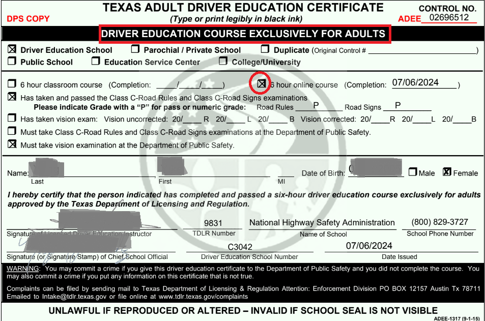 DPS Road Test | Avoid a trip to DPS in Rosenberg TX