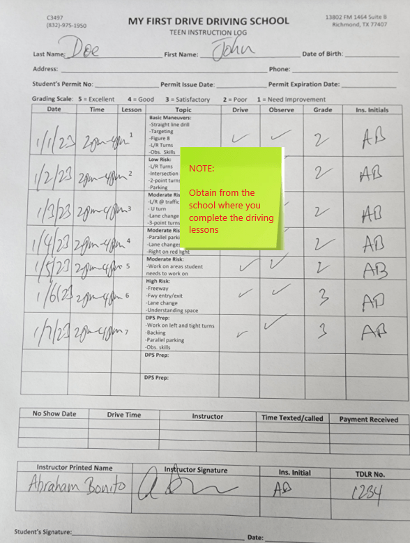 Schedule DPS Road Test Today | My First Drive Driving School
